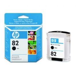 Genuine HP 82 (CH565A) Black Inkjet Cartridge by HP | Ink4Less.com