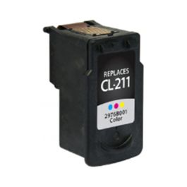 Remanufactured Canon CL-211 (2976B001) Tri-Color Inkjet Cartridge by ...