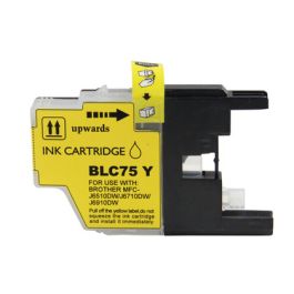 Compatible Brother LC75Y Yellow High Yield Ink Cartridge by Premium ...