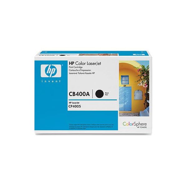 Genuine HP 642A (CB400A) Black Toner Cartridge by HP | Ink4Less.com